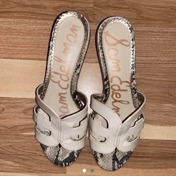 Sam Edelman | Shoes | Sam Edelman Illie Block Heel Slides | Poshmark
